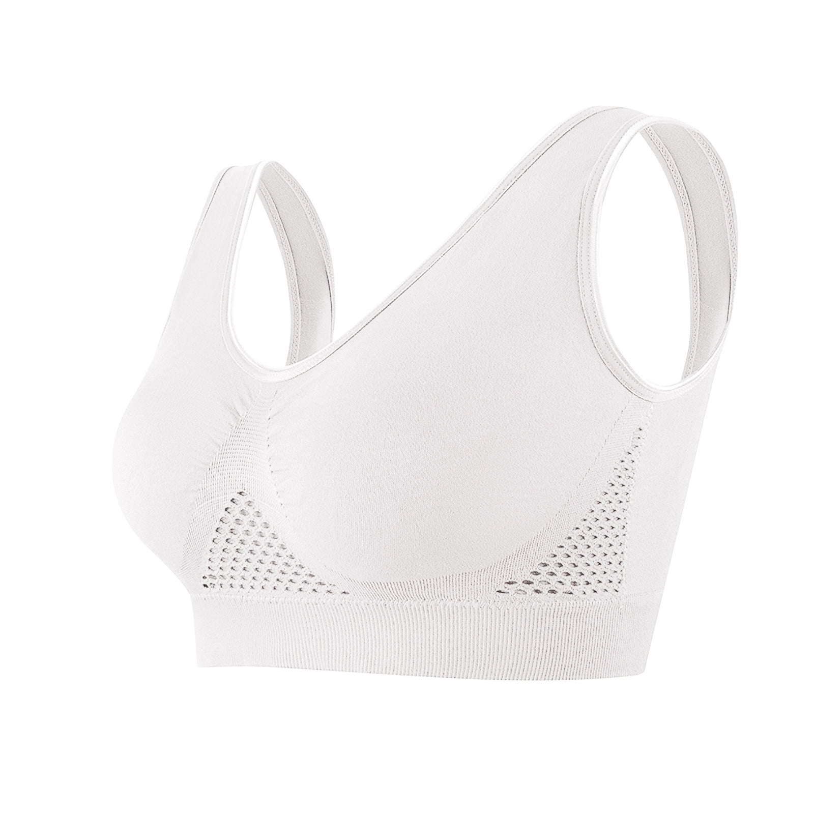 Amvlyk Sports Bra for WomenHigh Impact Seamless Yoga Bra Wireless Push ...