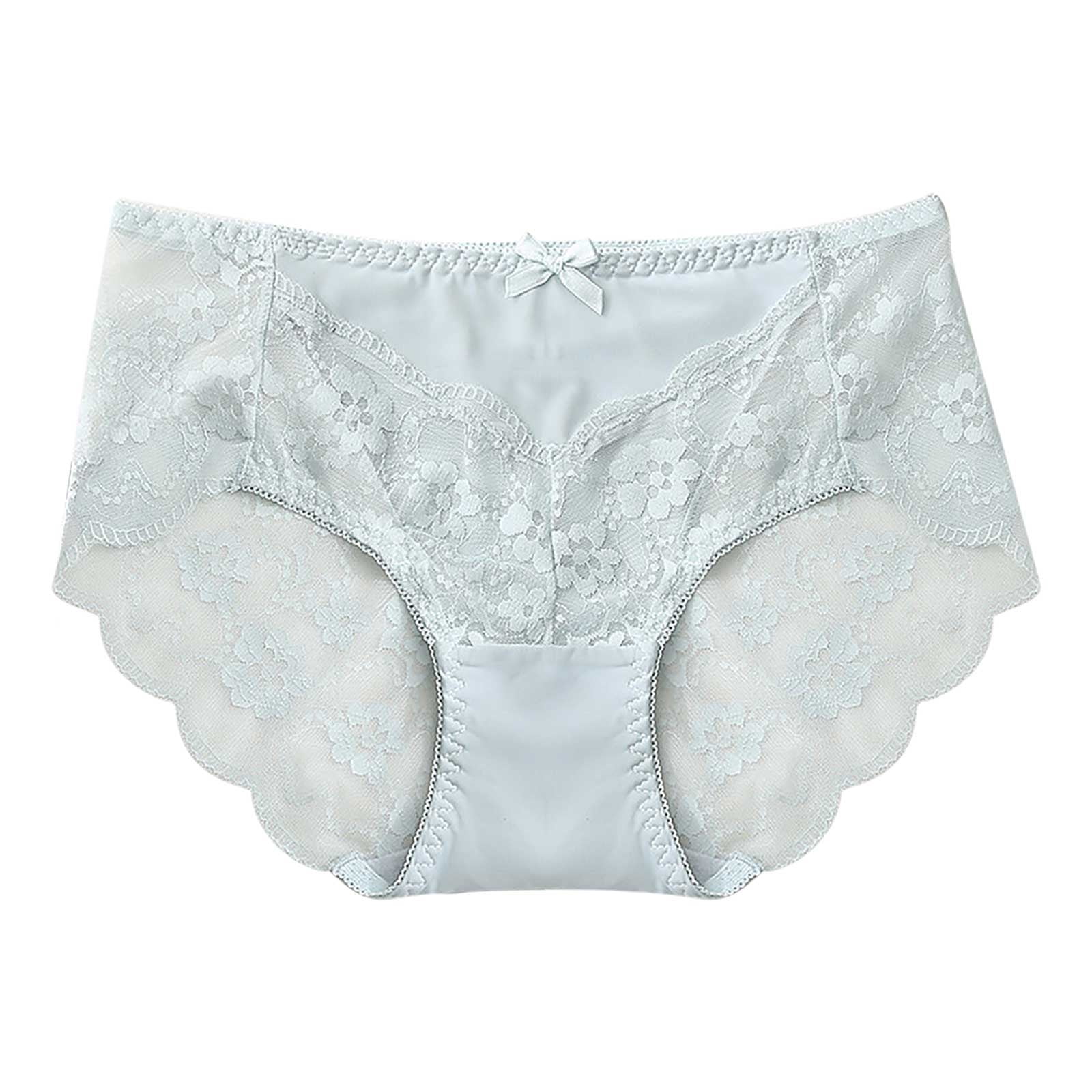 Amvlyk Underwear for Women Mid Waist Summer Seamless Panties ...