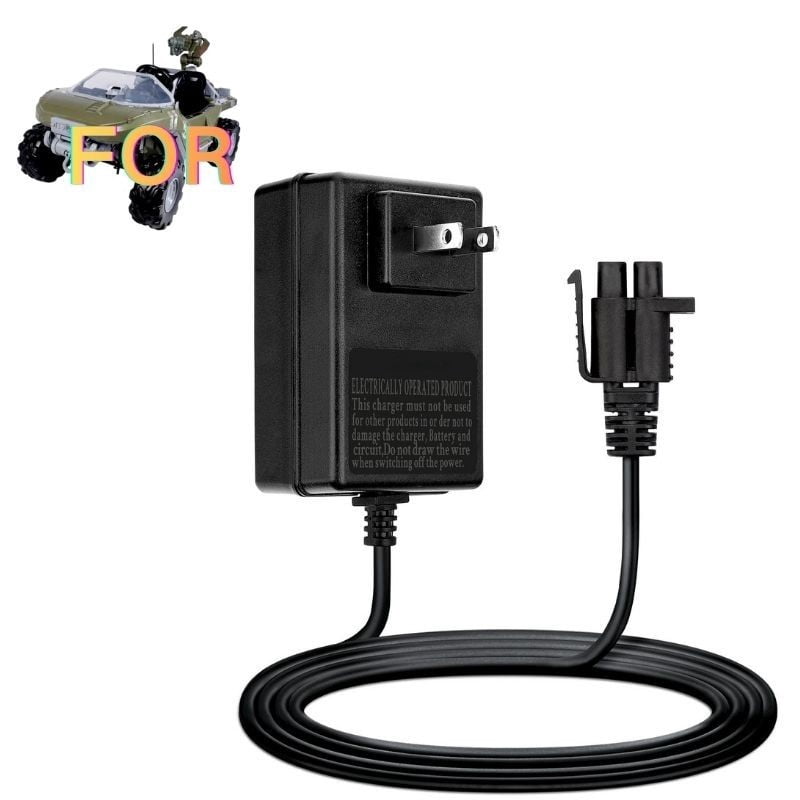 Amxwccy AC DC Adapter Compatible With 24v Halo Warthog toy car charger ...
