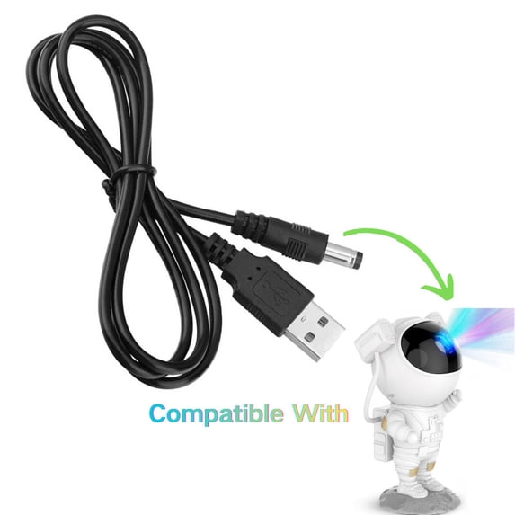 Amxwccy Power Cord Compatible With Astronaut Space Projector, Mooyran ...
