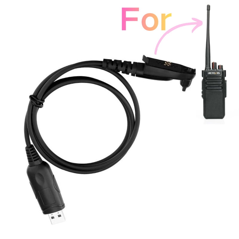 Amxwccy USB Programming Cable for Retevis RT29 RT29D NR30 NR30S RT48 ...