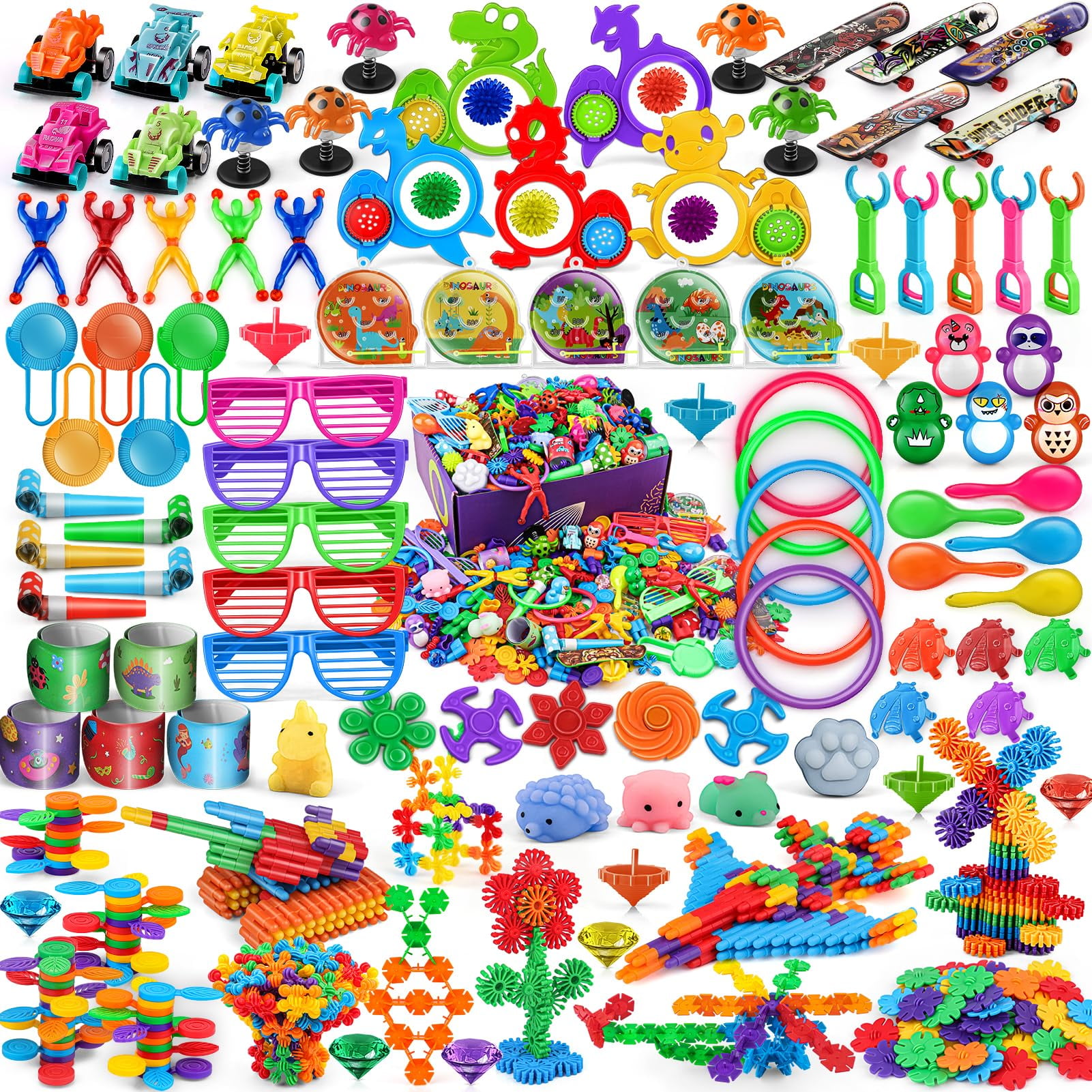Amy&Benton 400pcs Party Favors DHF10 for Kids 8-12 4-8 Bags Stuffers,Pinata Stuffers Fillers ...