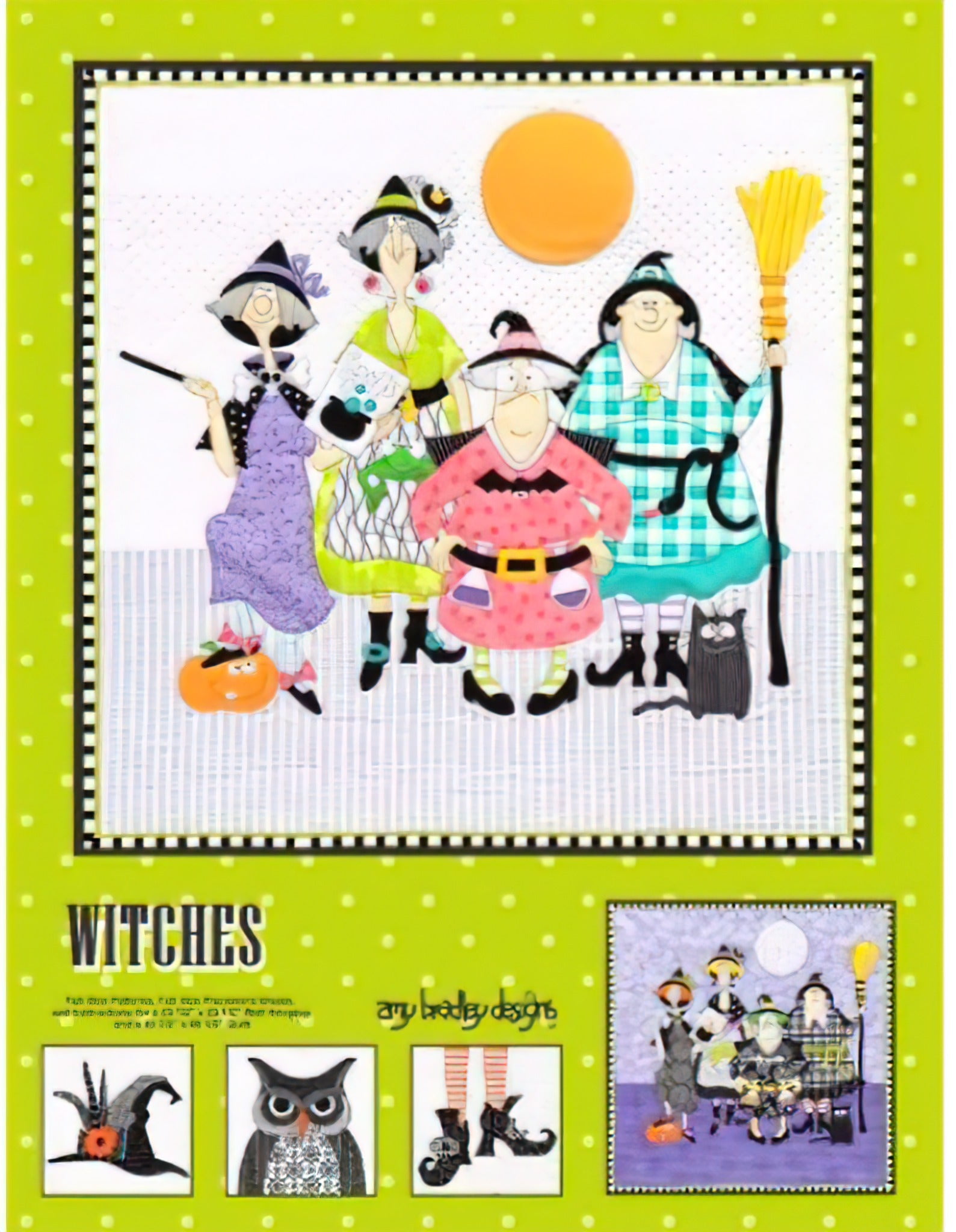 Witches Quilt Pattern by Amy Bradley Designs - Walmart.com
