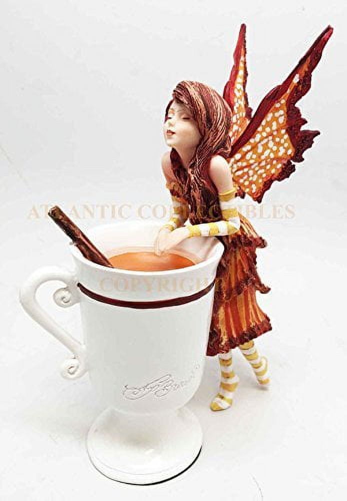 Amy Brown Sweet Addictions Autumn Apple Cider Fairy Sculpture Figurine ...