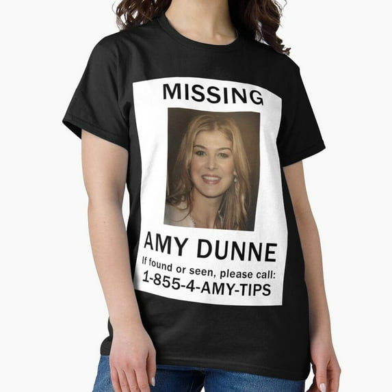 Amy Dunne Missing Wall Art Funny Gone Girl Parody - Durable Stitching ...
