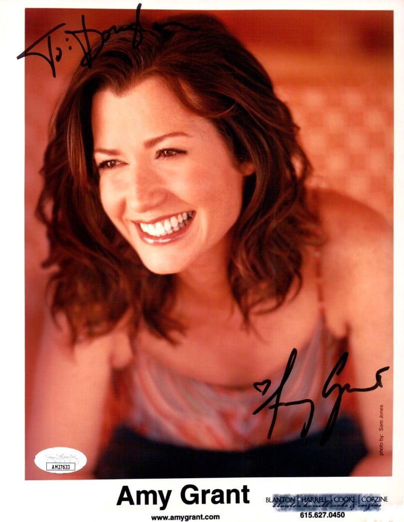 Amy Grant Signed Autographed 8X10 Photo Sexy Smile Personalized JSA ...