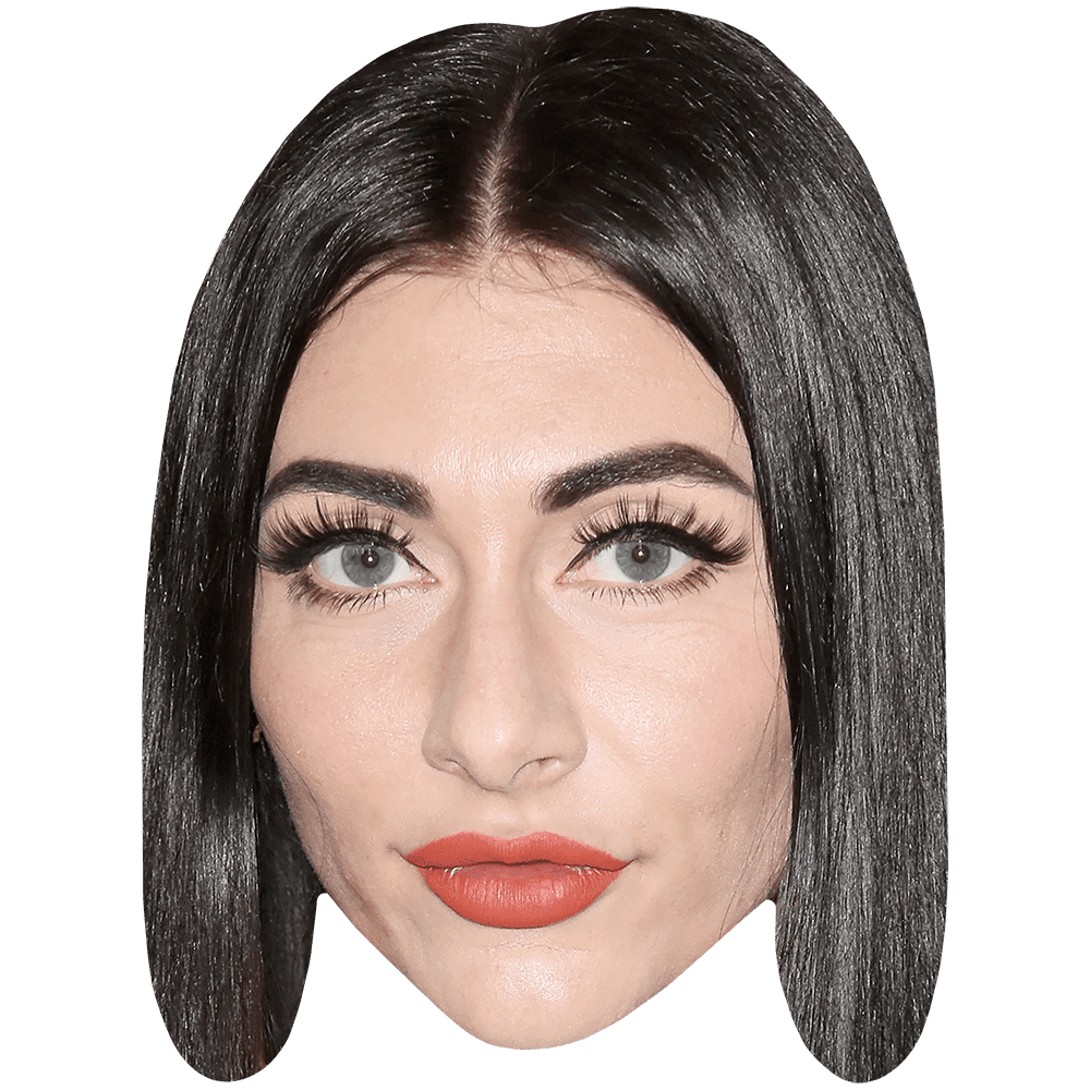 Amy Noonan (Make Up) Celebrity Mask, Flat Card Face, Fancy Dress Mask ...