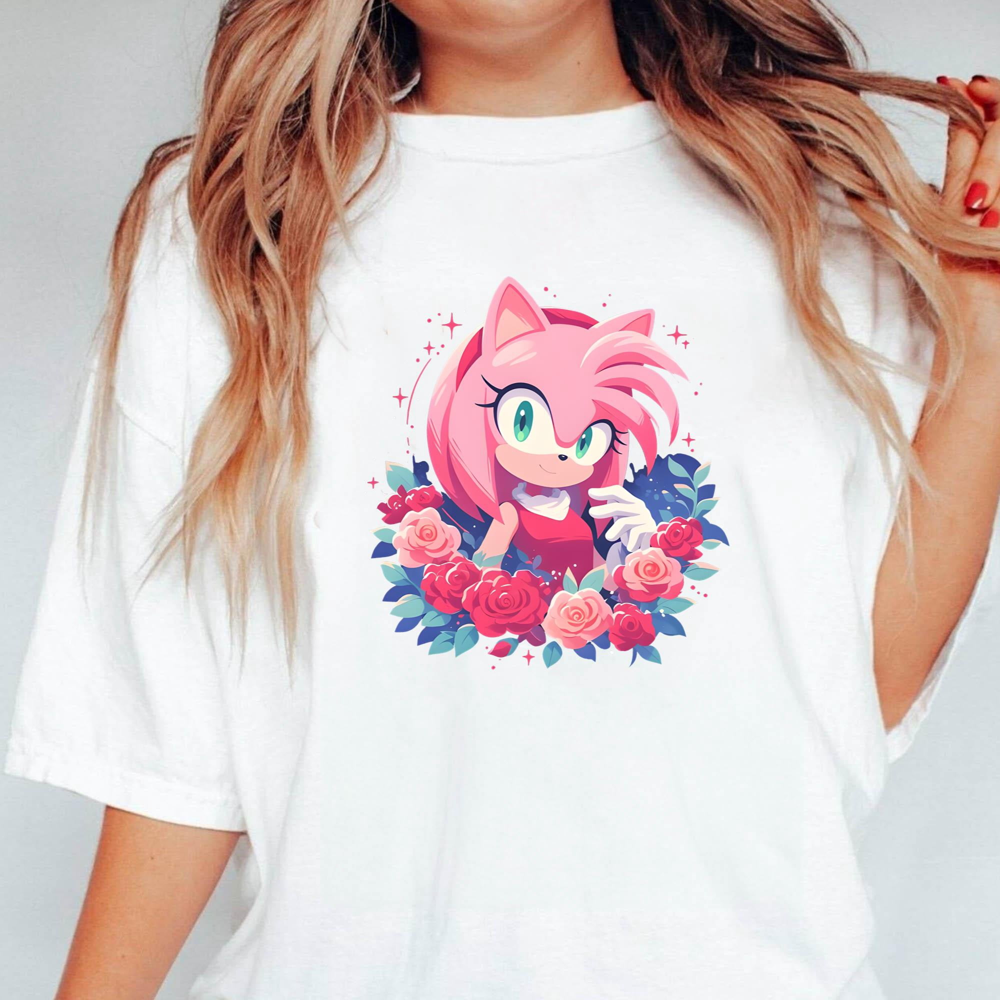 Amy Rose The Hedgehog Classic Retro Video Game Fan Gift V61114 Unisex T ...
