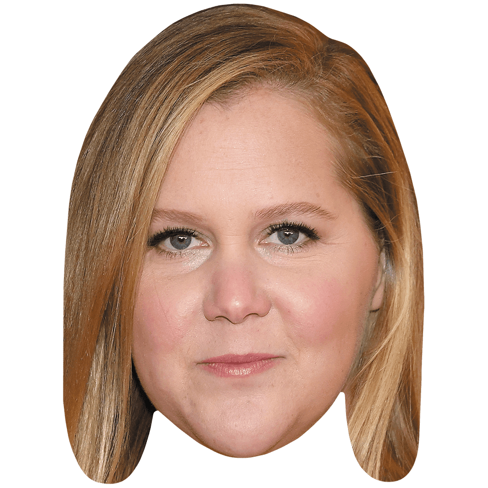 Amy Schumer (Hair Down) Celebrity Mask, Flat Card Face, Fancy Dress ...