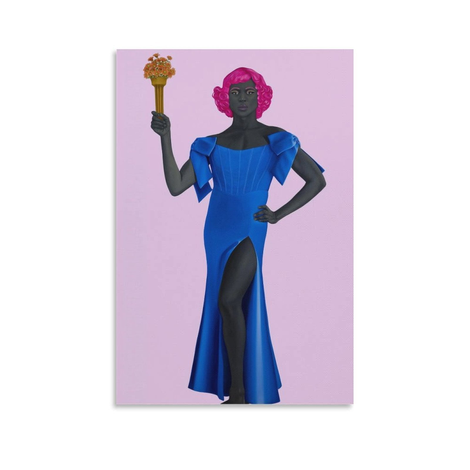 Amy Sherald (9) Painting On Canvas Wall Art Poster Scroll Picture Print ...