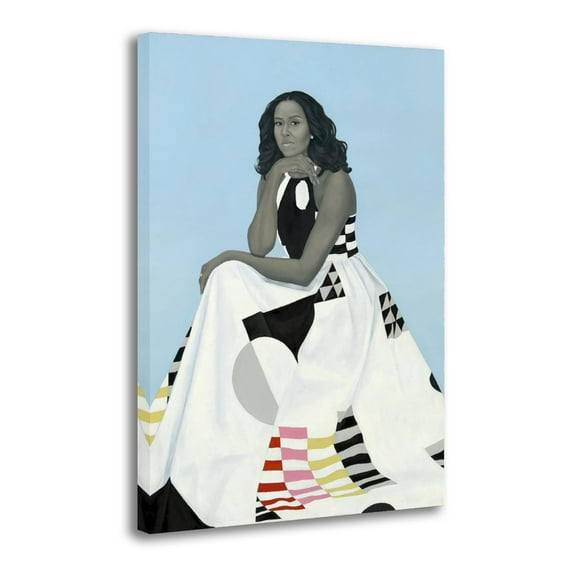 Amy Sherald Michelle Obama Canvas Poster Wall Art Picture Prints ...
