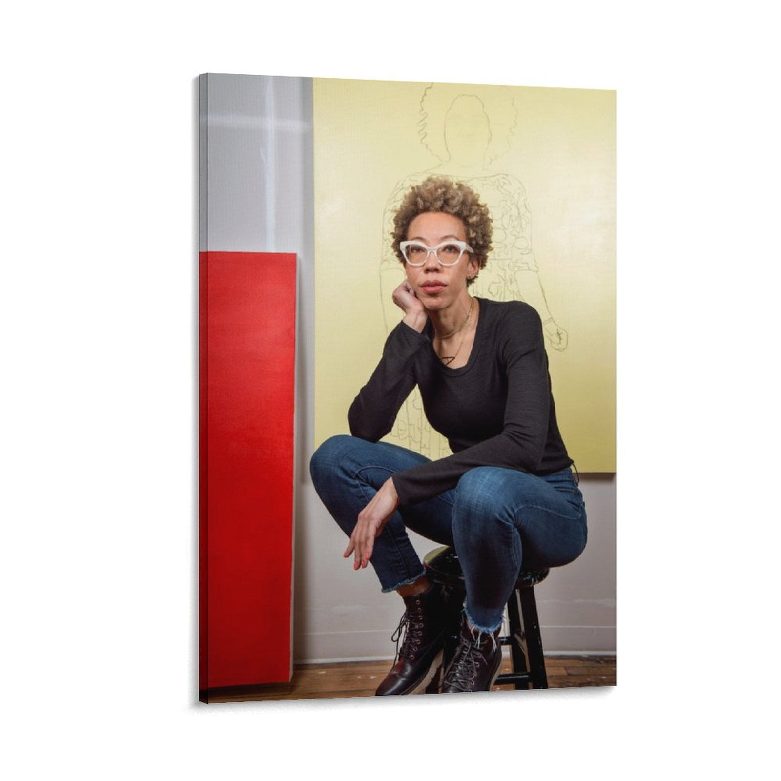Amy Sherald Portrait Painter Posters Gifts Canvas Painting Poster Wall ...
