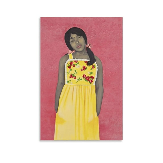 Amy Sherald Poster Portrait Wall Art Poster Scroll Canvas Painting ...