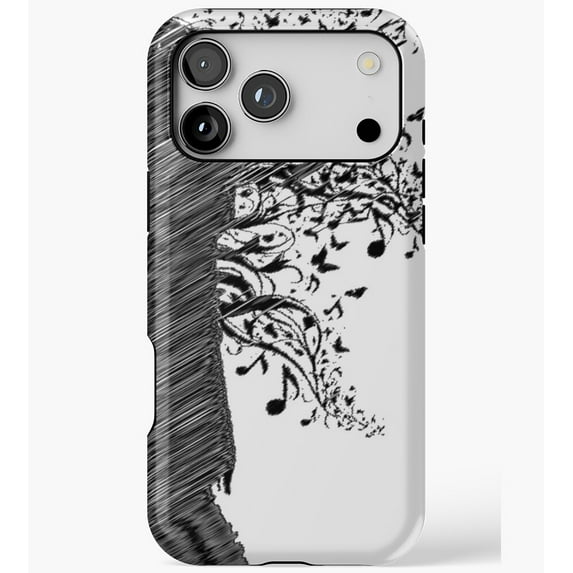 Amy Silhouette, Butterflies and Notes Signature Art H4158 Phone Case ...