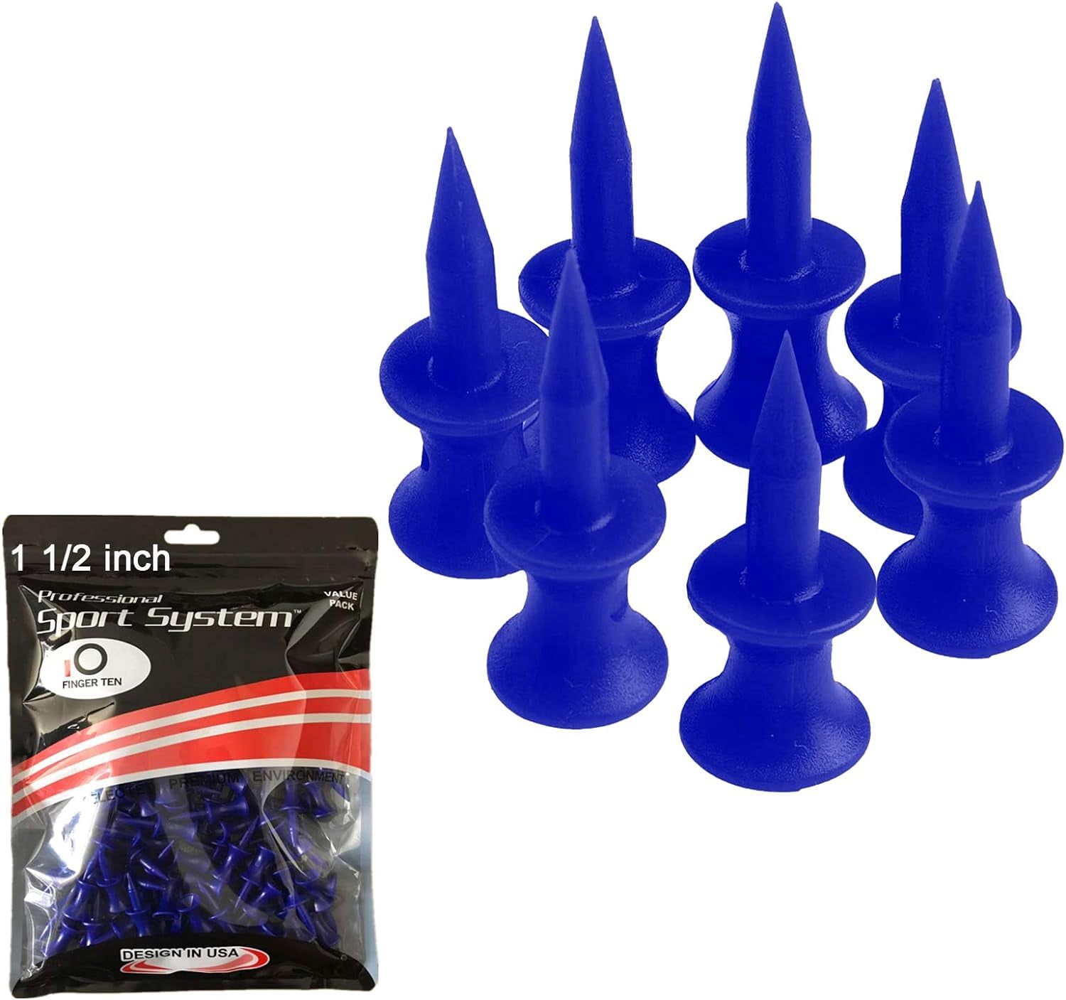 Amy Sport Golf Tees Step Down Plastic Unbreakable 50 Pack Reusable Bulk ...