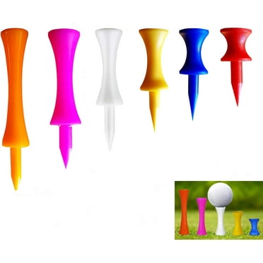 100 Pack Premium Wood Golf Tees "Step Tees" (available in various ...