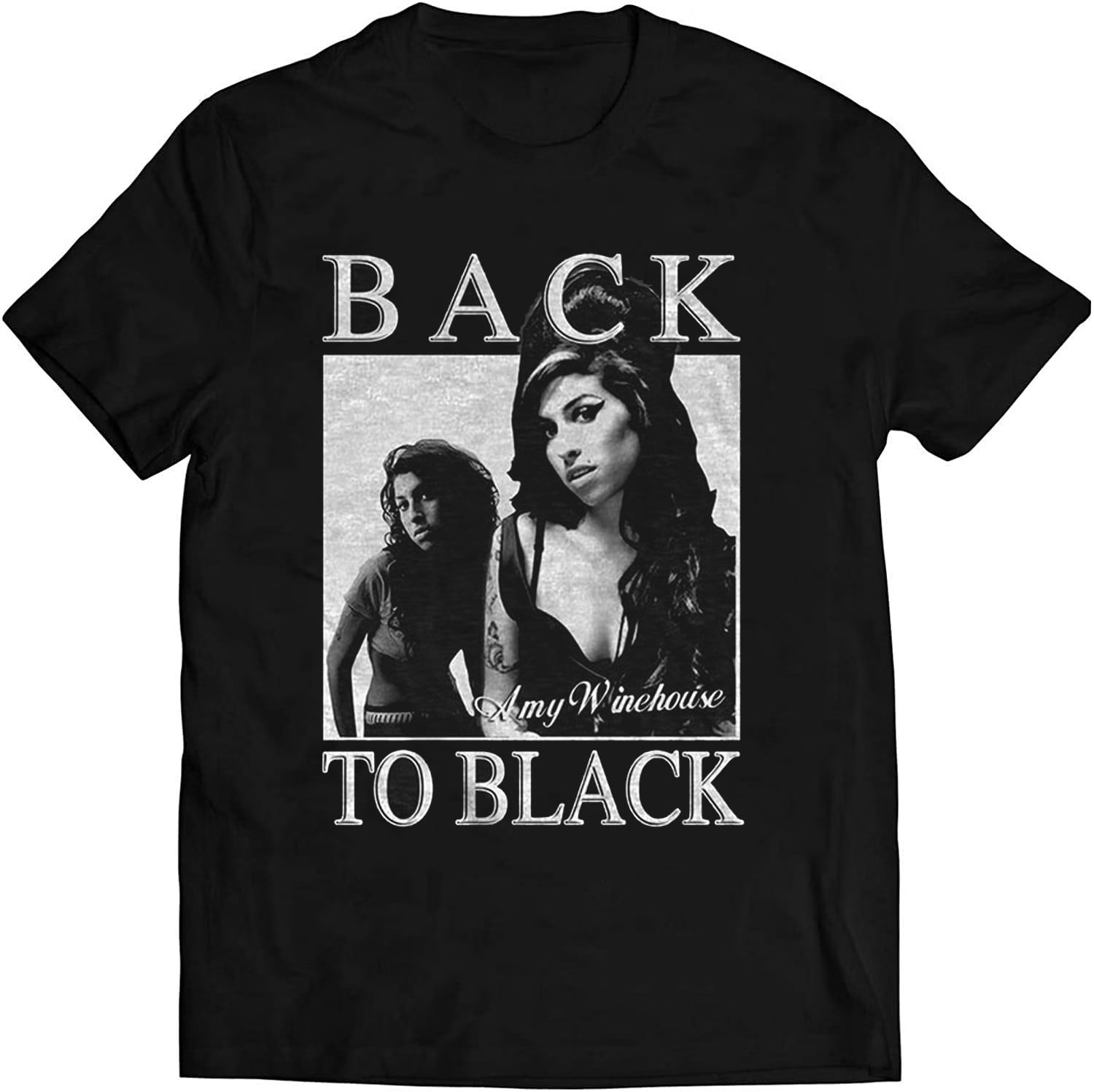 Amy Winehouse Back To Black T Shirt Cotton All Size S to 5XL - Free ...