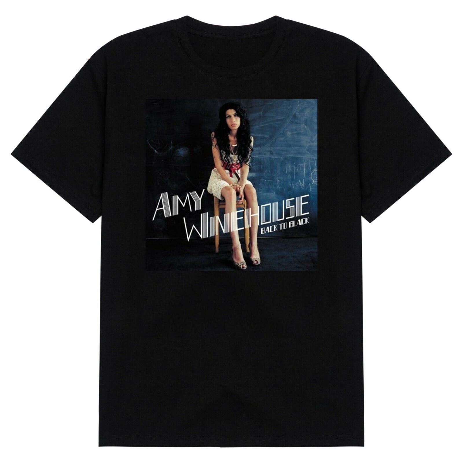 Amy Winehouse Back To Black Tee Men T Shirt Black Size S 345xl Free Shipping