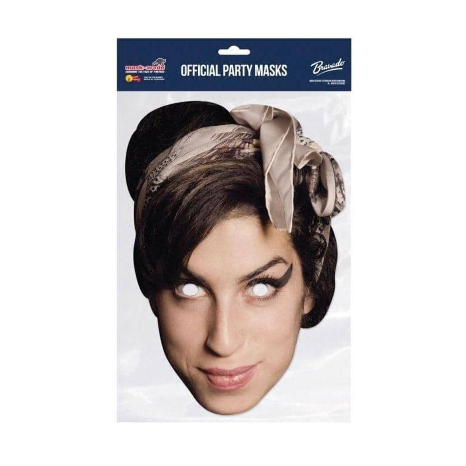 Amy Winehouse Mask Bravado One Size Unisex Adult Skin Fancy Dress Party ...