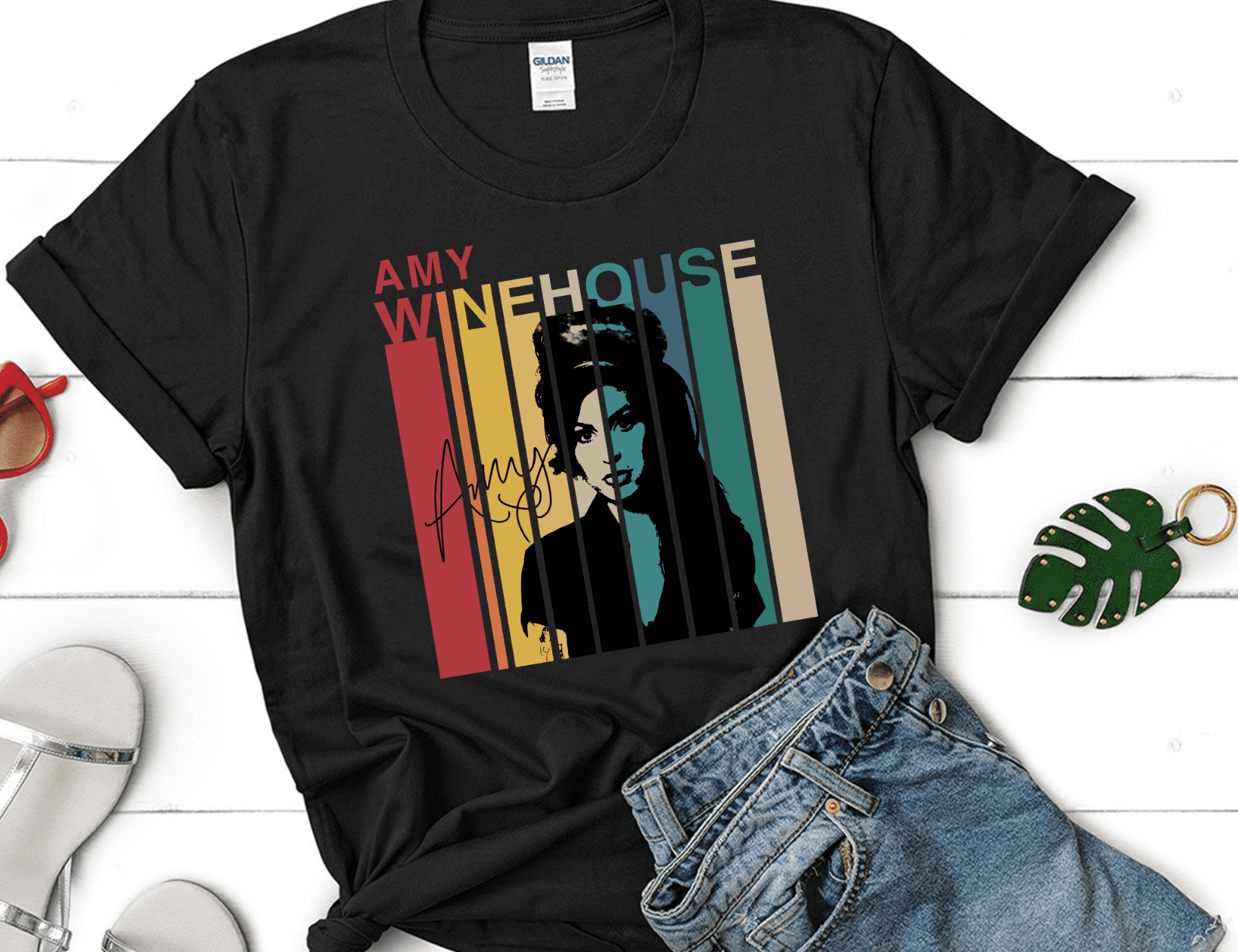 Amy Winehouse Retro Vintage T-Shirt, Amy Winehouse Shirt, Music Shirt ...