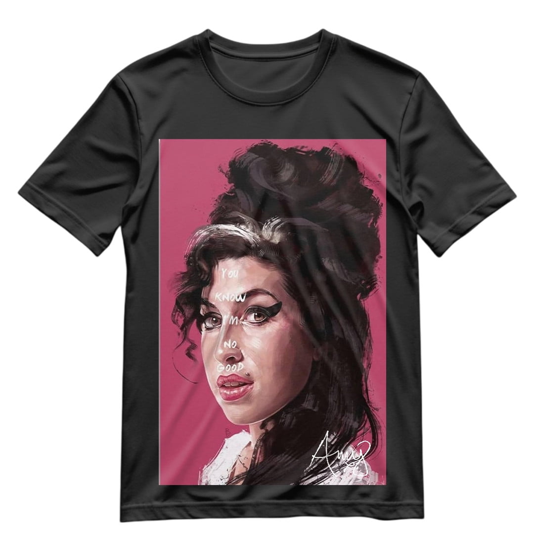 Amy Winehouse T Shirt Amy Winehouse Painting Signed RP Shirt S-XXXL ...