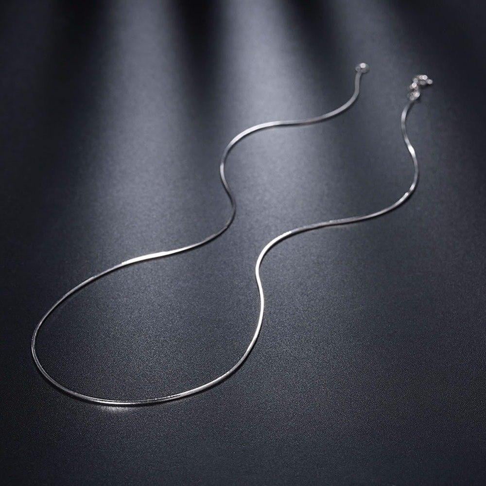 Amy and Annette Italian Sterling Silver Snake Chains 18" - Walmart.com