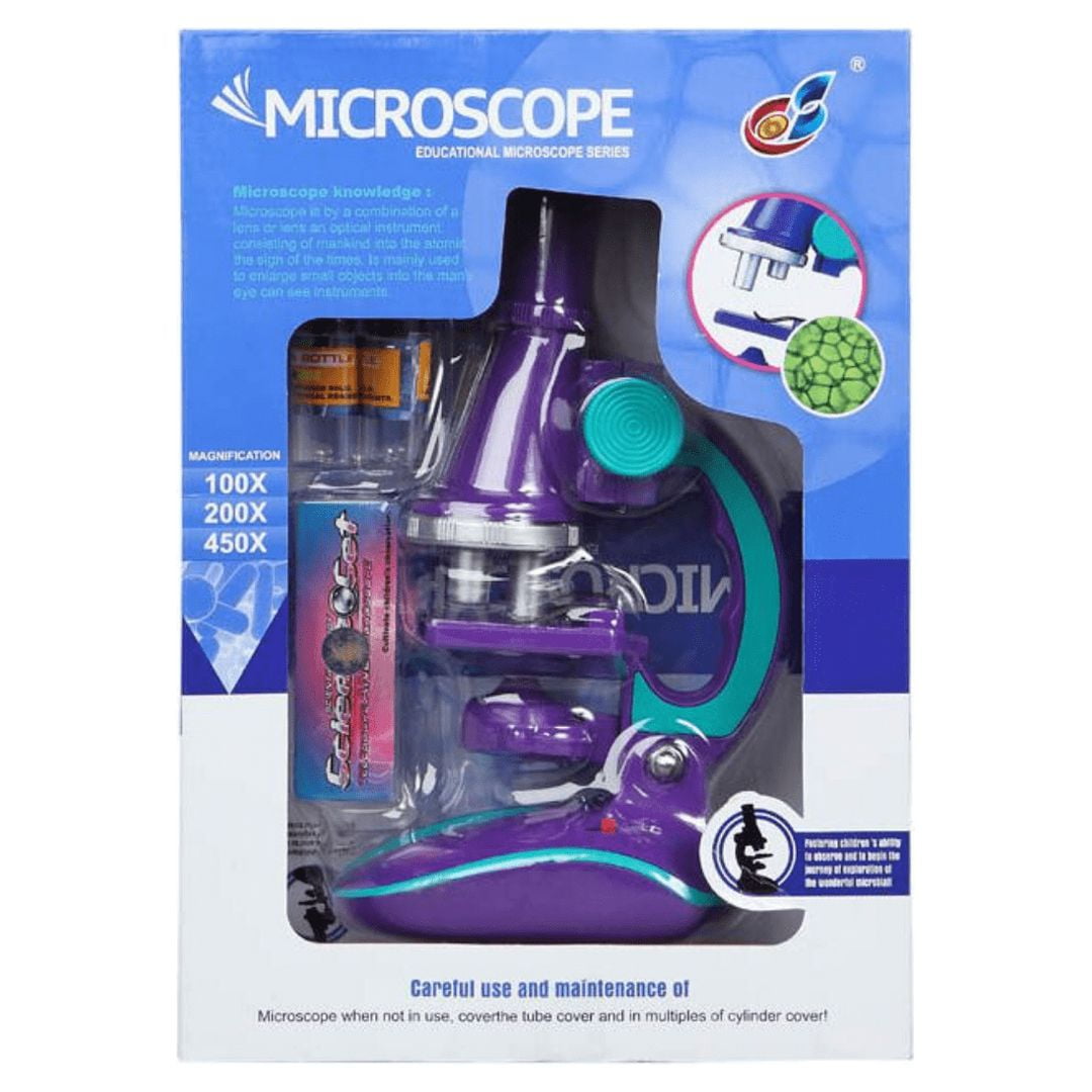 Amy and Annette Toys Kids Educational Science Lab Microscope Kit Toy ...