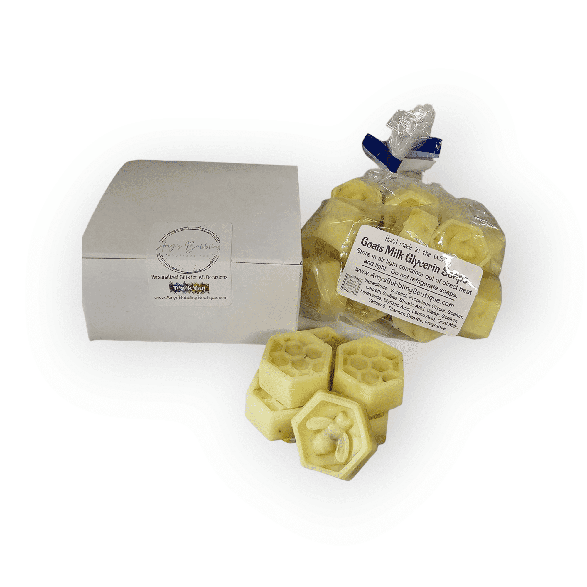 Honeycomb Bee Soaps - Baby Shower Favors, Bumble Party, Goat Milk Scent ...