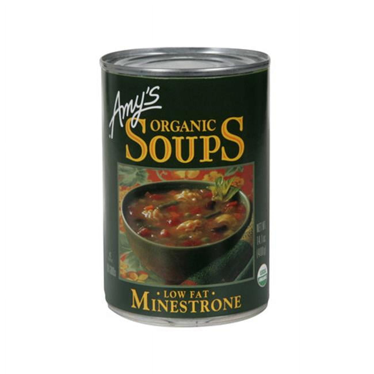 Amy's Kitchen 00507 Minestrone Soup 14.1 Oz - Pack of 12 - Walmart.com