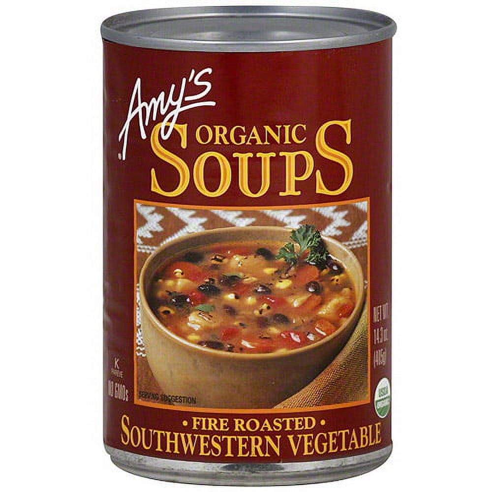 Amy's Kitchen Organic Southwestern Vegetable Soup, 14.3 oz (Pack of 12 ...