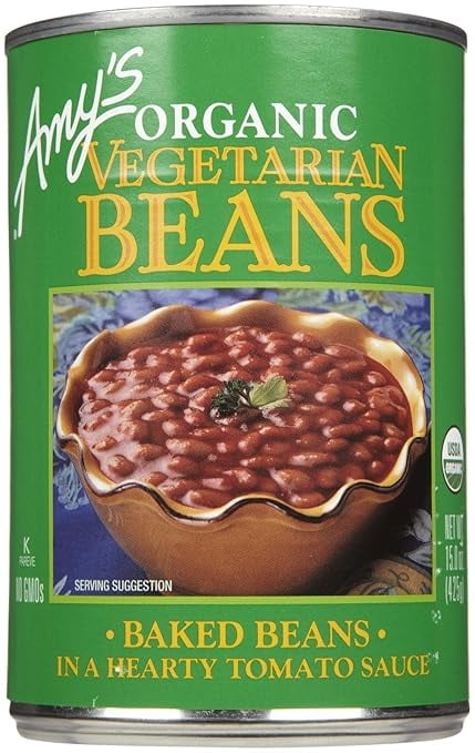 Amy's Organic Vegetarian Baked Beans - 15 oz - Walmart.com