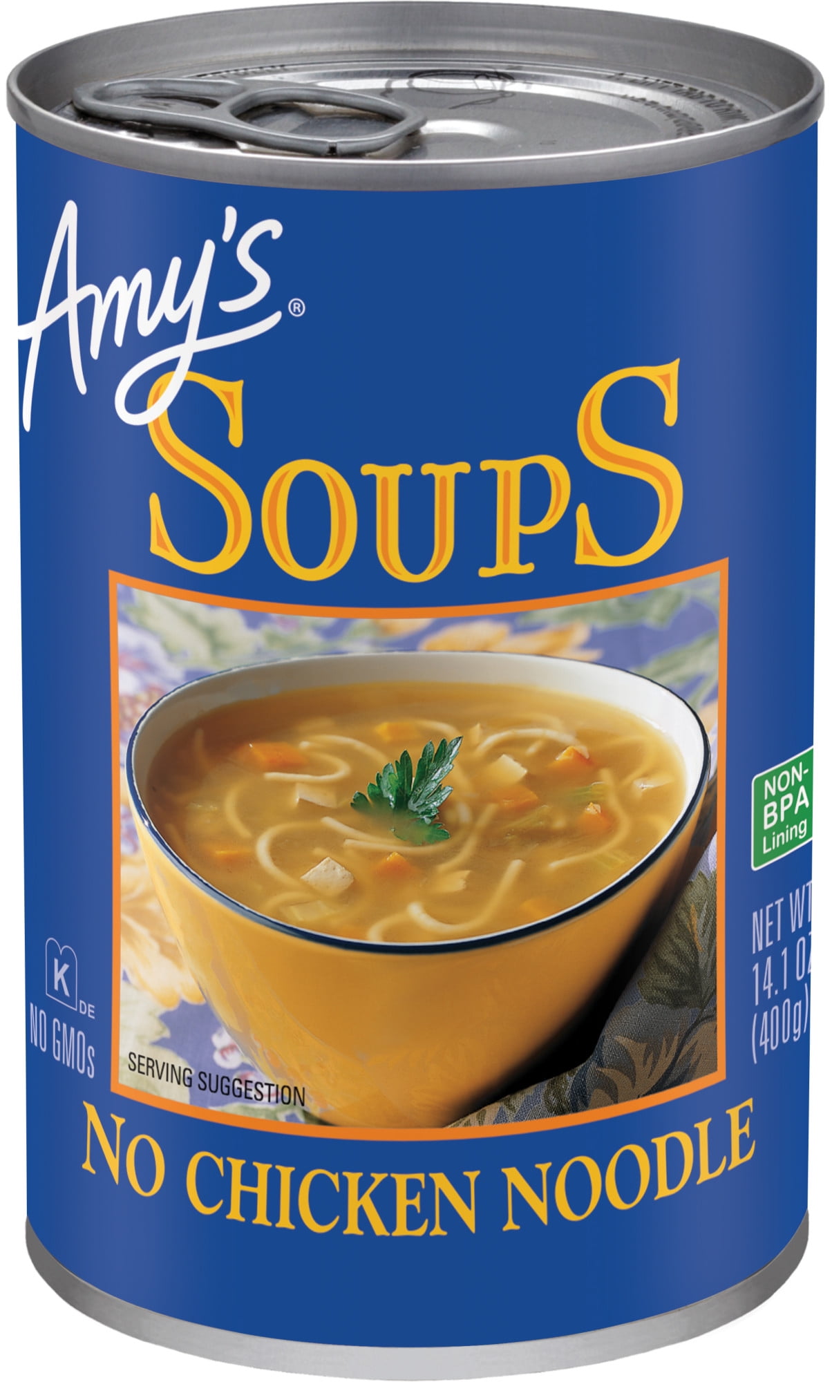 Amy’s Soup, No Chicken Noodle Soup, Plant Based Made With Organic Pasta ...