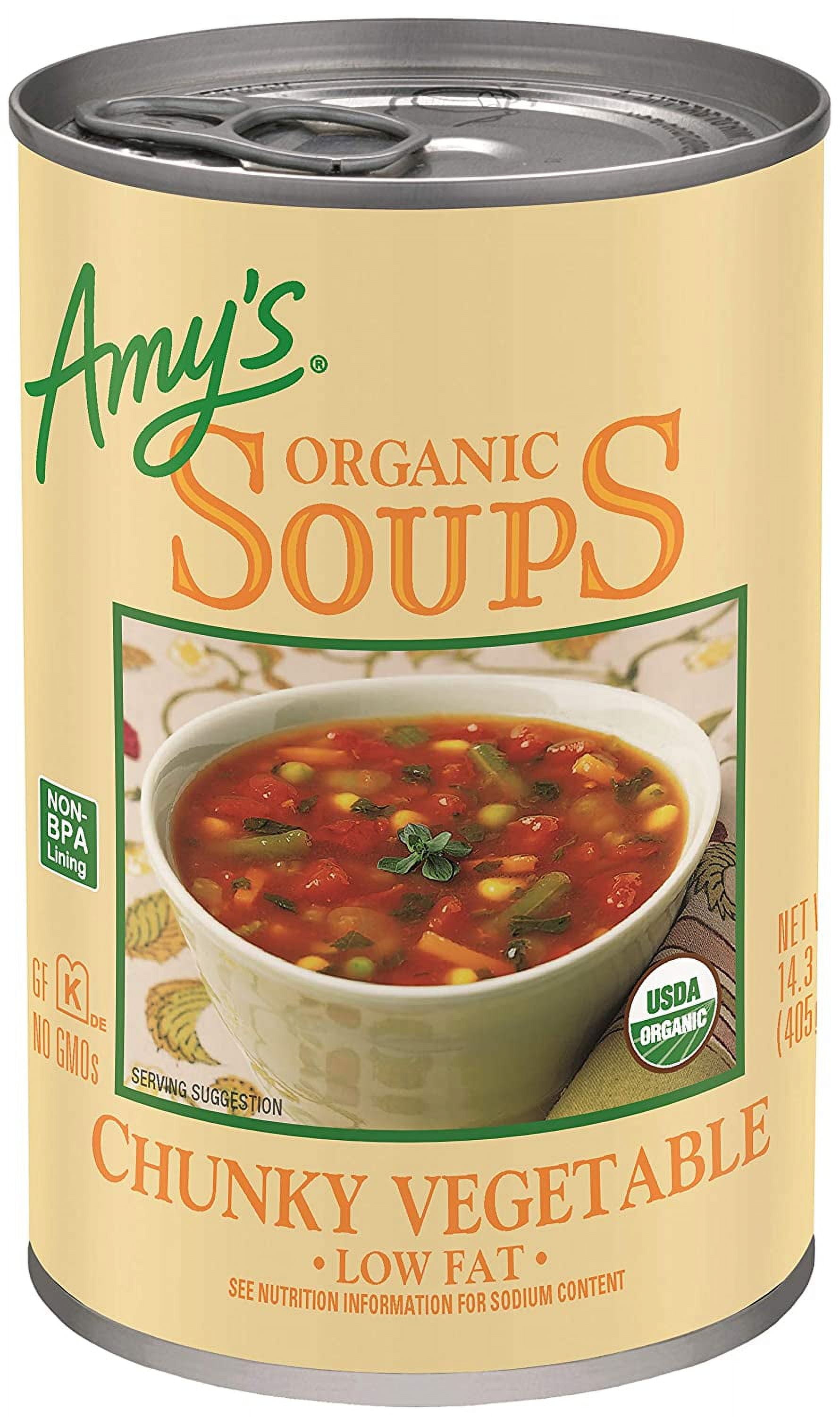 Amy's Kitchen Chunky Vegetable Soup (12x14.3 Oz) - Walmart.com