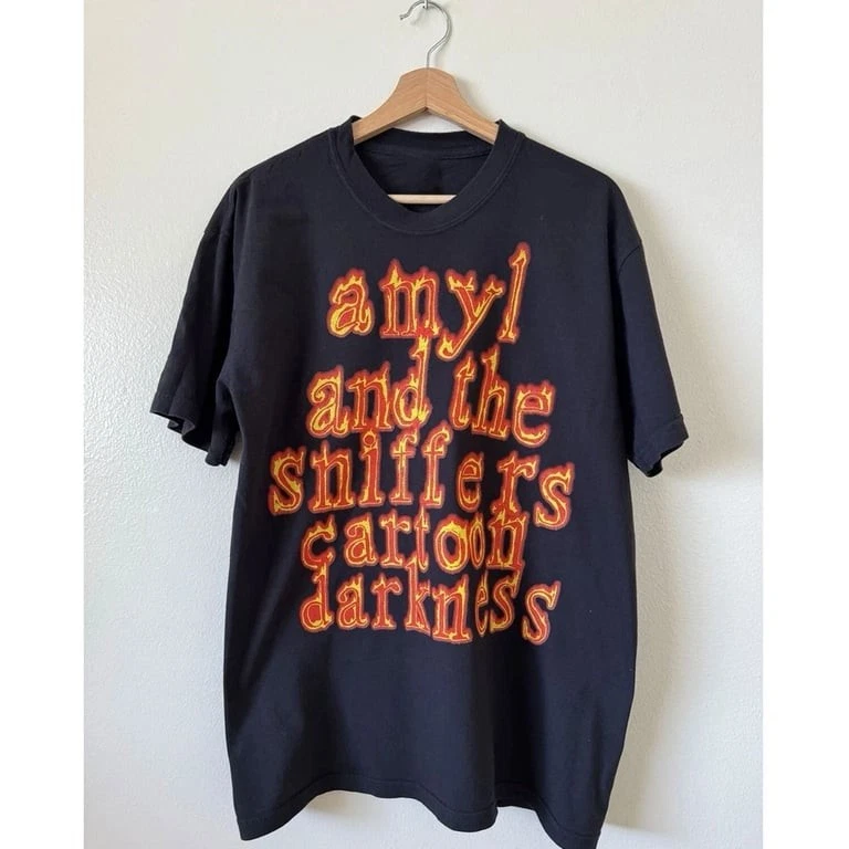 Amyl and The Sniffers 2025 Cartoon Darkness Tour Shirt - Walmart.com