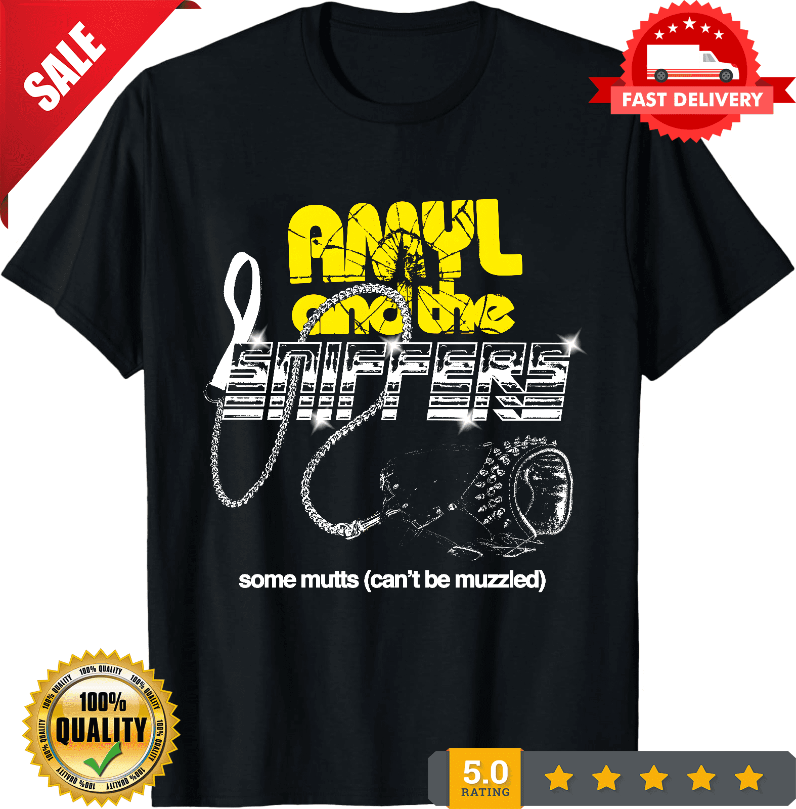 Amyl and the Sniffers Band New Album Black T-shirt All Size S to 5XL ...