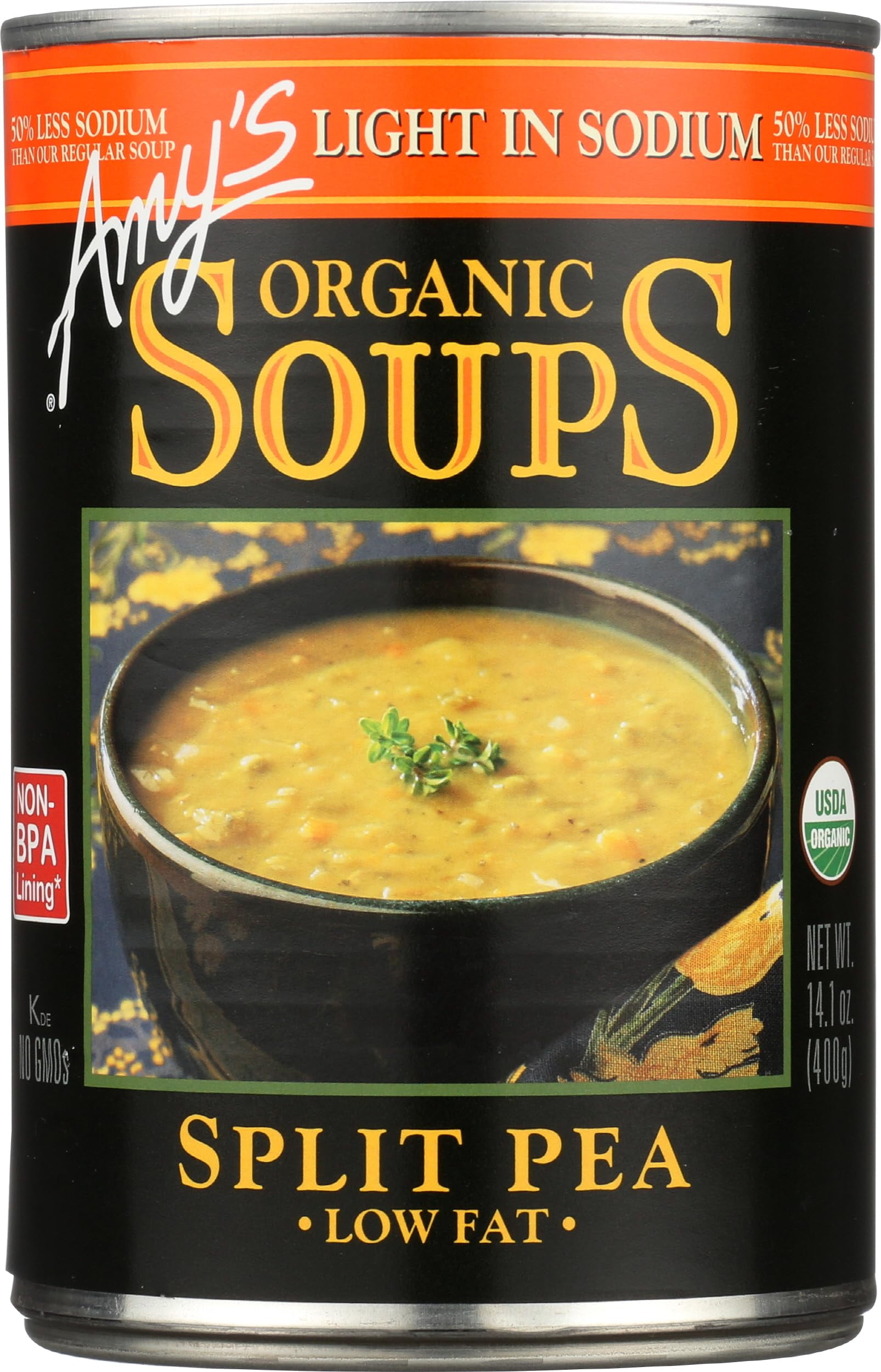 Amys, Soup Split Pea Low Sodium Organic, 14.1 Ounce - Walmart.com