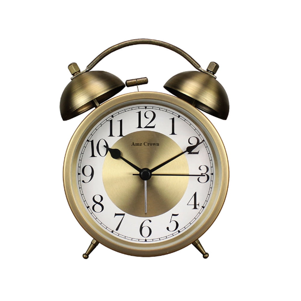 Amz Crown Alarm clock, Super Loud Alarm Clock for Heavy Sleepers,4 ...