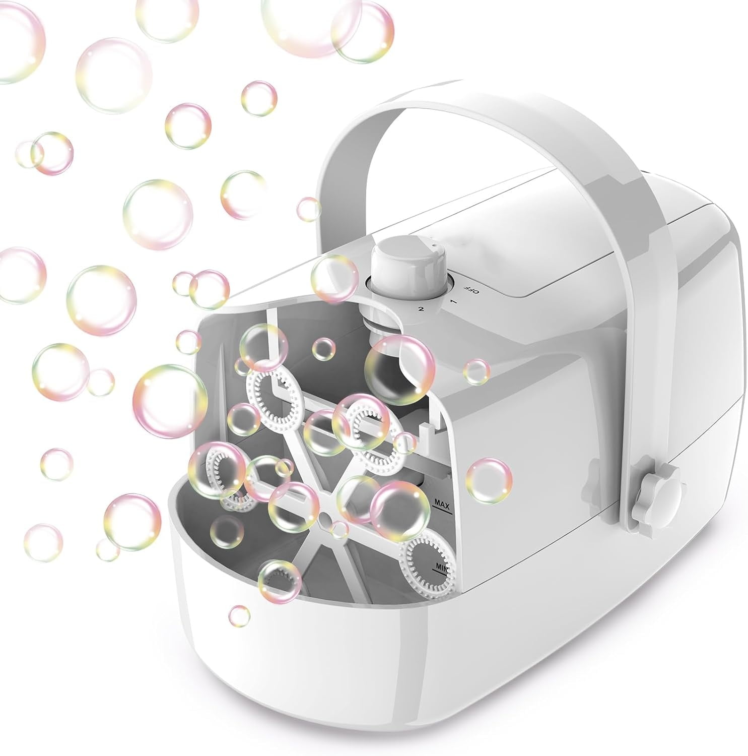 AmzDoer Bubble Machine, 3 in 1 Bubble Maker, Bubble Blower with ...