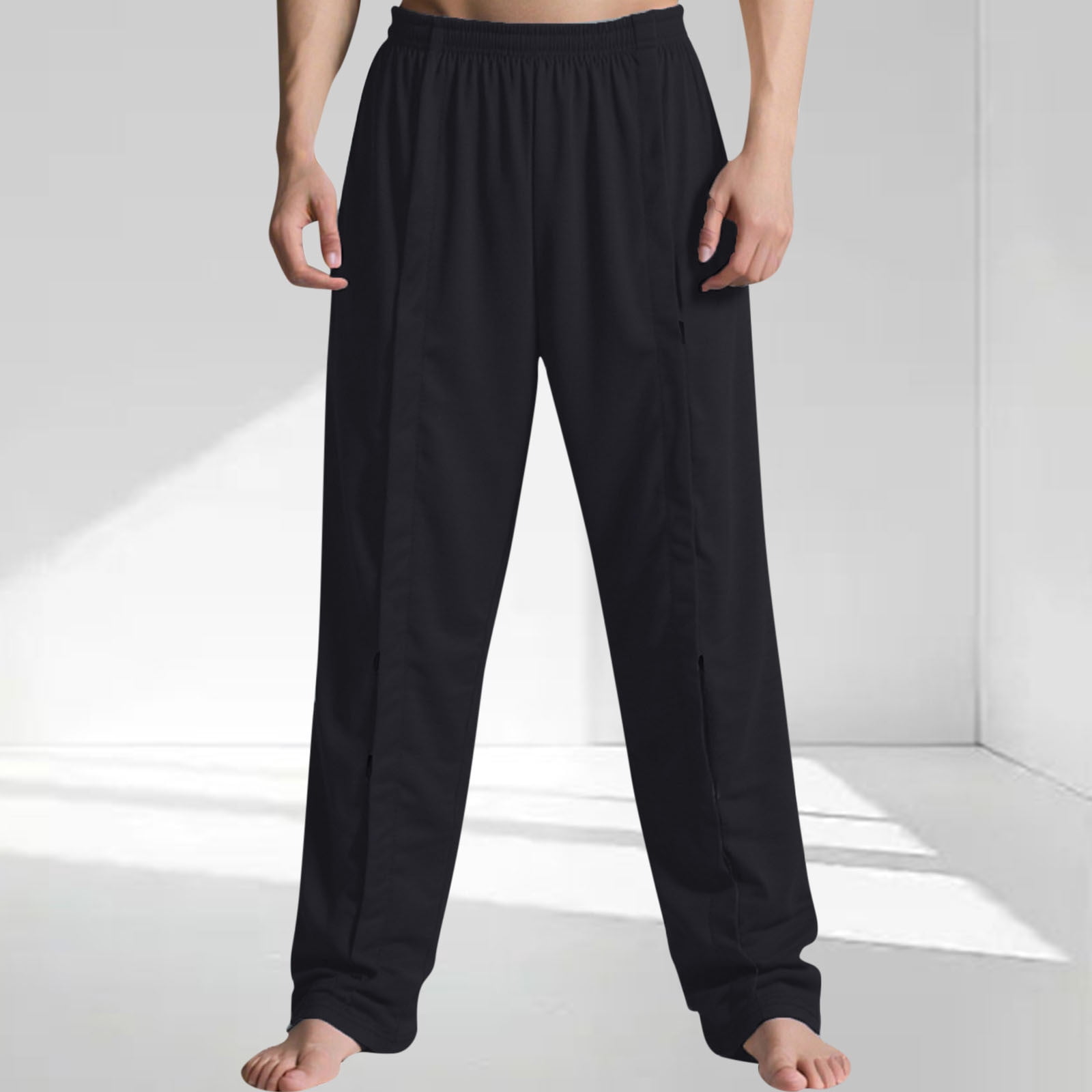Amzcrzy Men's Adaptive Care Pants - Easy Side-Opening for Limited ...
