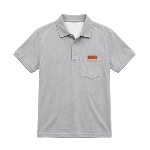 Amzcrzy T Shirts for Boys Girls 2-15 Years Short Sleeve Collared Shirt ...