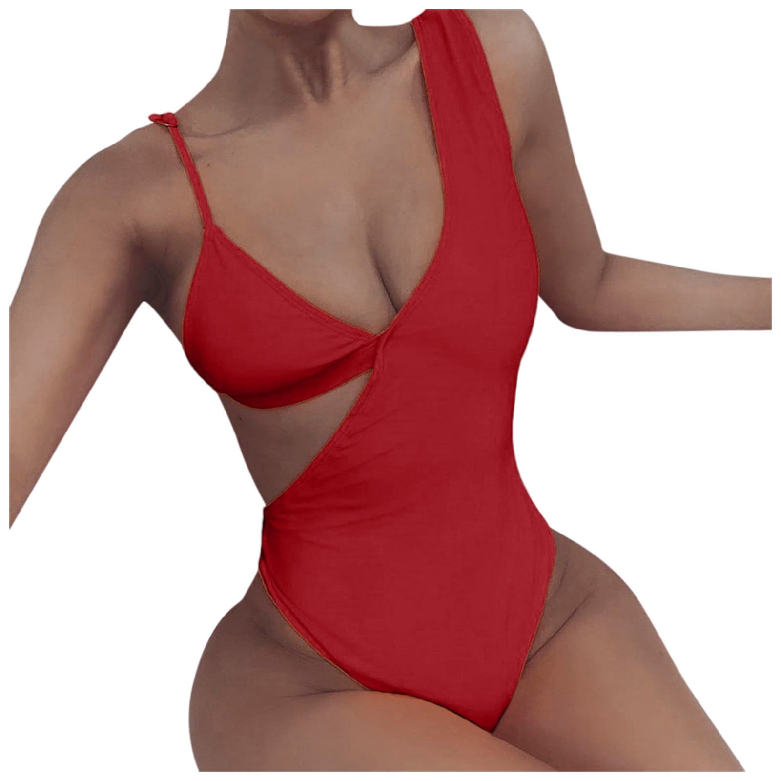 Amzcrzy Womens Plus Size Swimsuit 2024 Sexy One Piece Swimsuits Tummy
