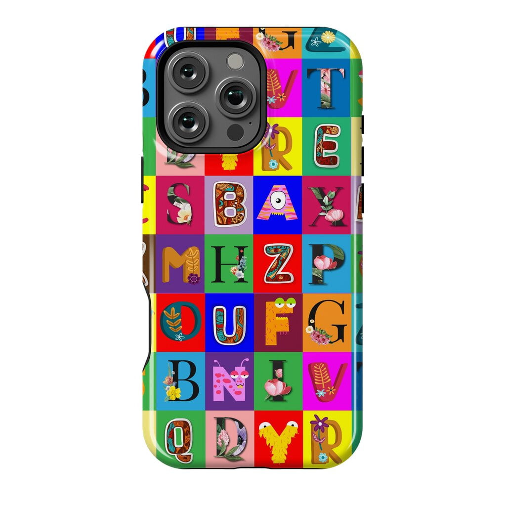 An ALPHABET PATTERN Themed Educational And Stylish Tough Case for ...