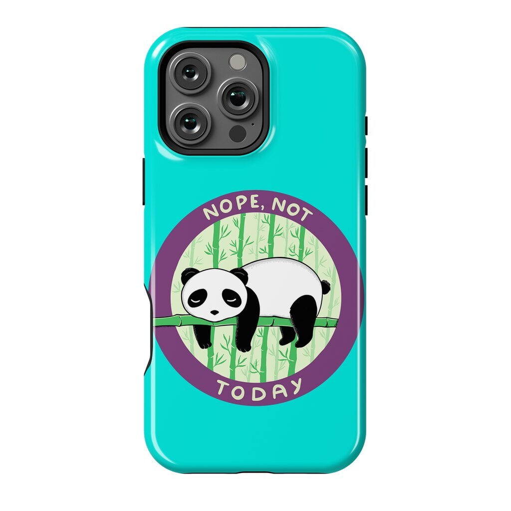 An Adorable And Cuddly Black And White Panda Bear Tough Case for iPhone ...