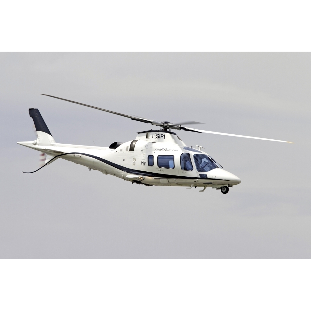 An Agusta Westland A109 Power Elite helicopter Poster Print - Walmart.com