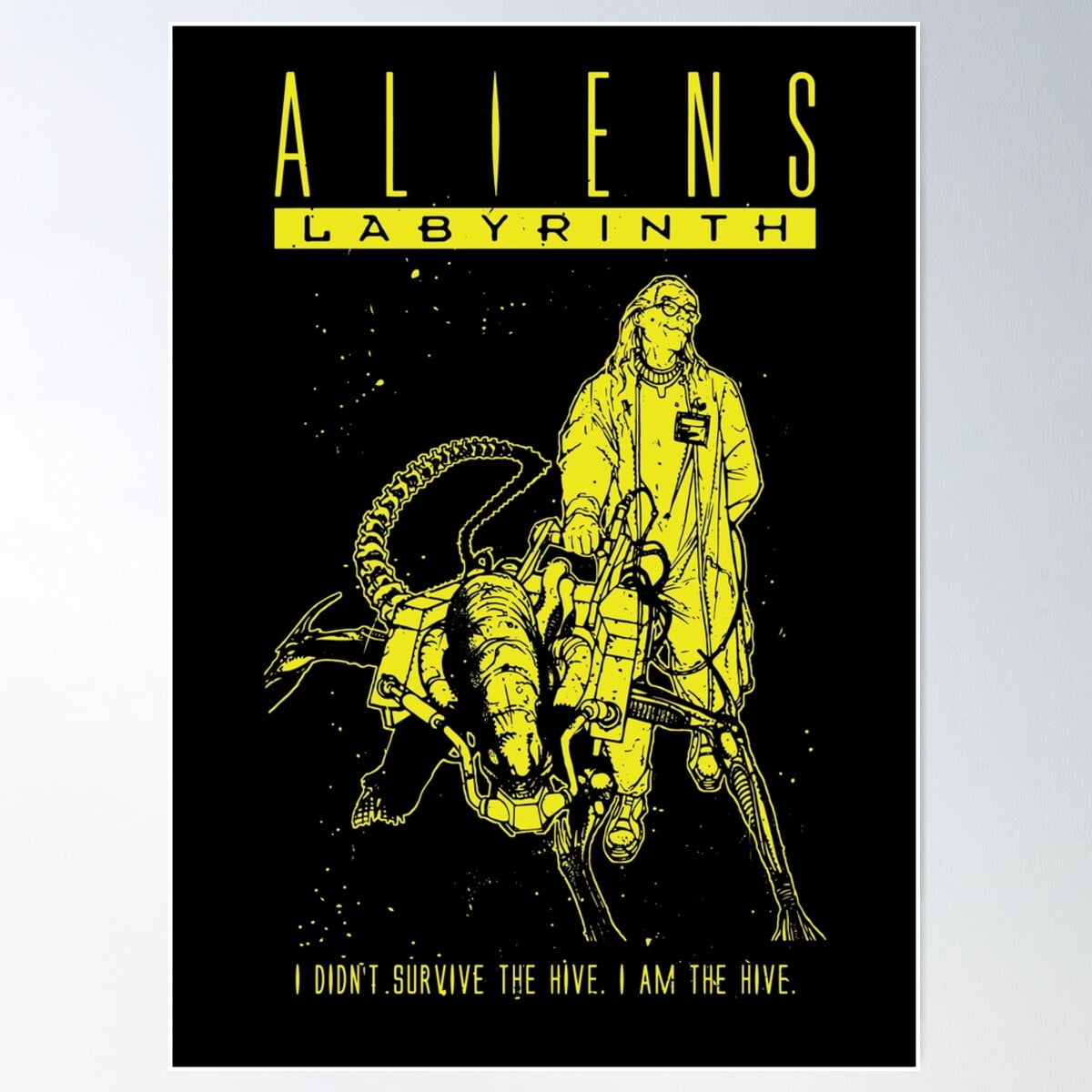 An Alien Labyrinth Poster Wall Art Modern Wall Decor For Living Room ...