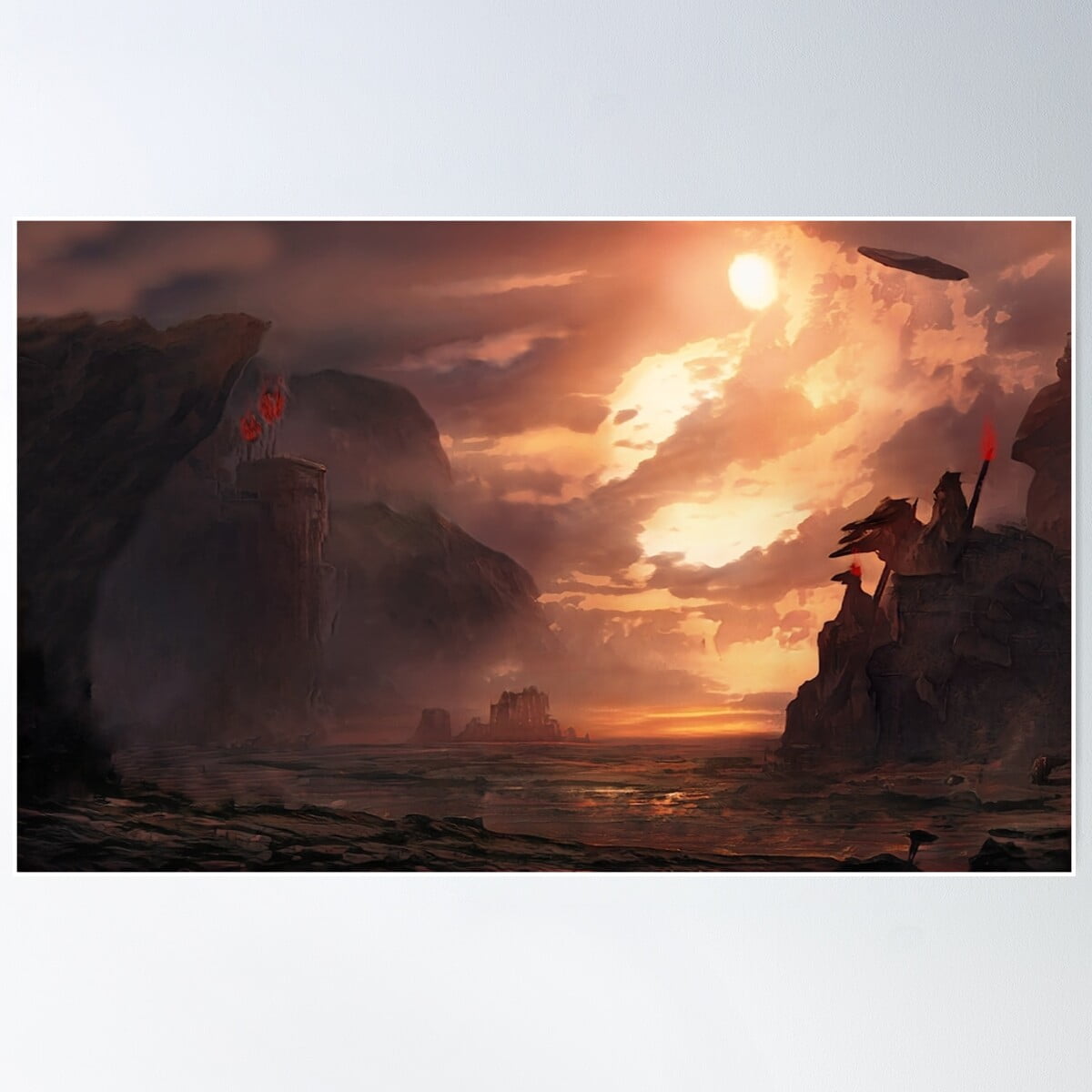 An Alien Place Poster Wall Art, Modern Wall Decor For Living Room ...