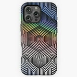 An Alien Vision Of Humans Fun Pop Art iPhone Case 17 through 11 Pro Max ...