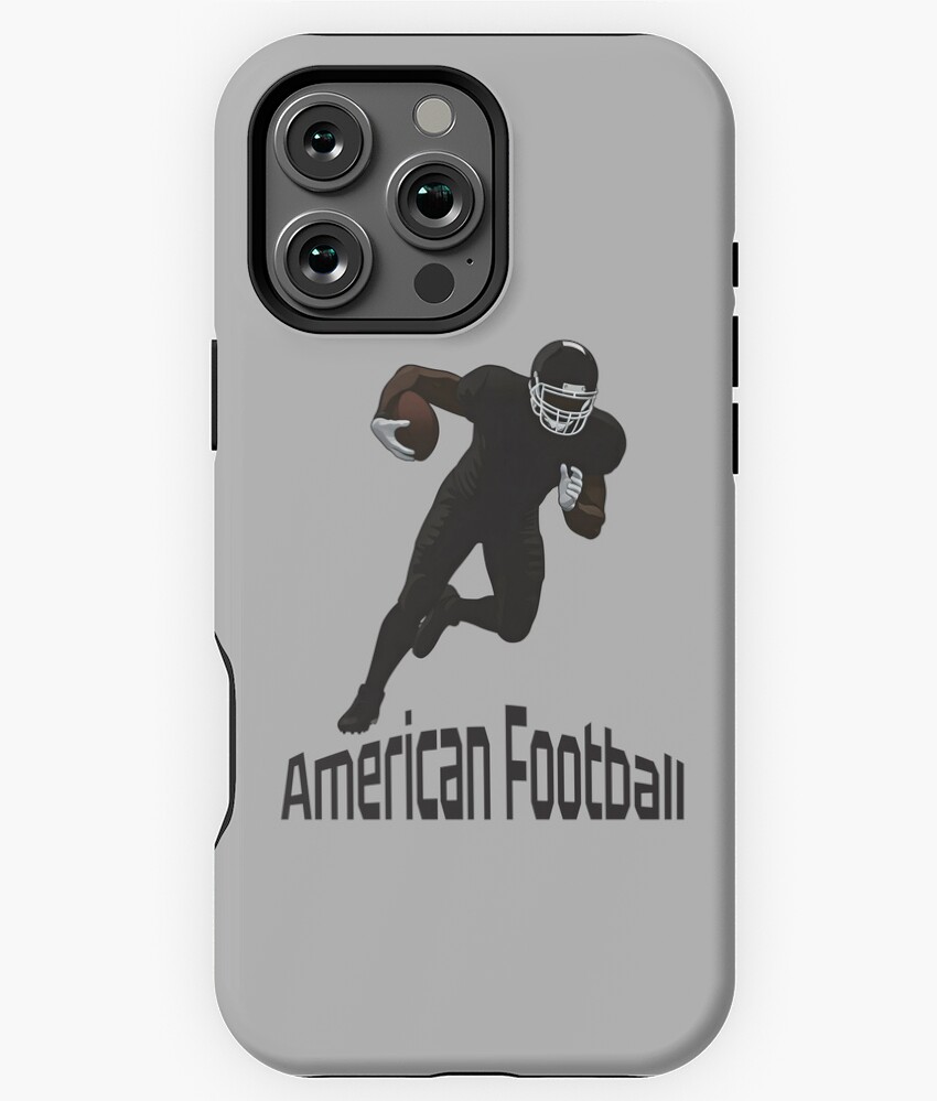 An American Football Player Sports Art Phone Case for iPhone 16 15 14 ...