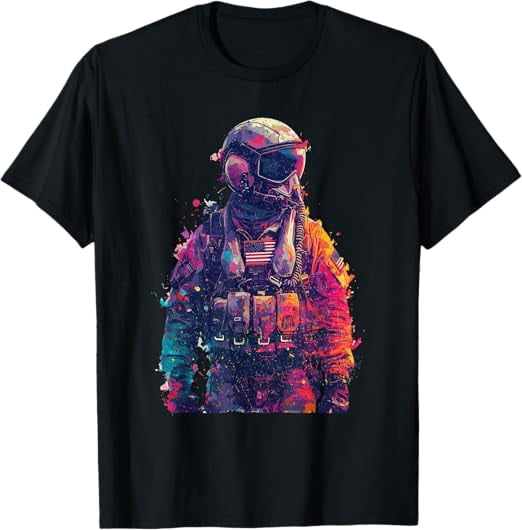 An American Jet Fighter Ace USA Rock Stars With Wings Pilot T-Shirt ...