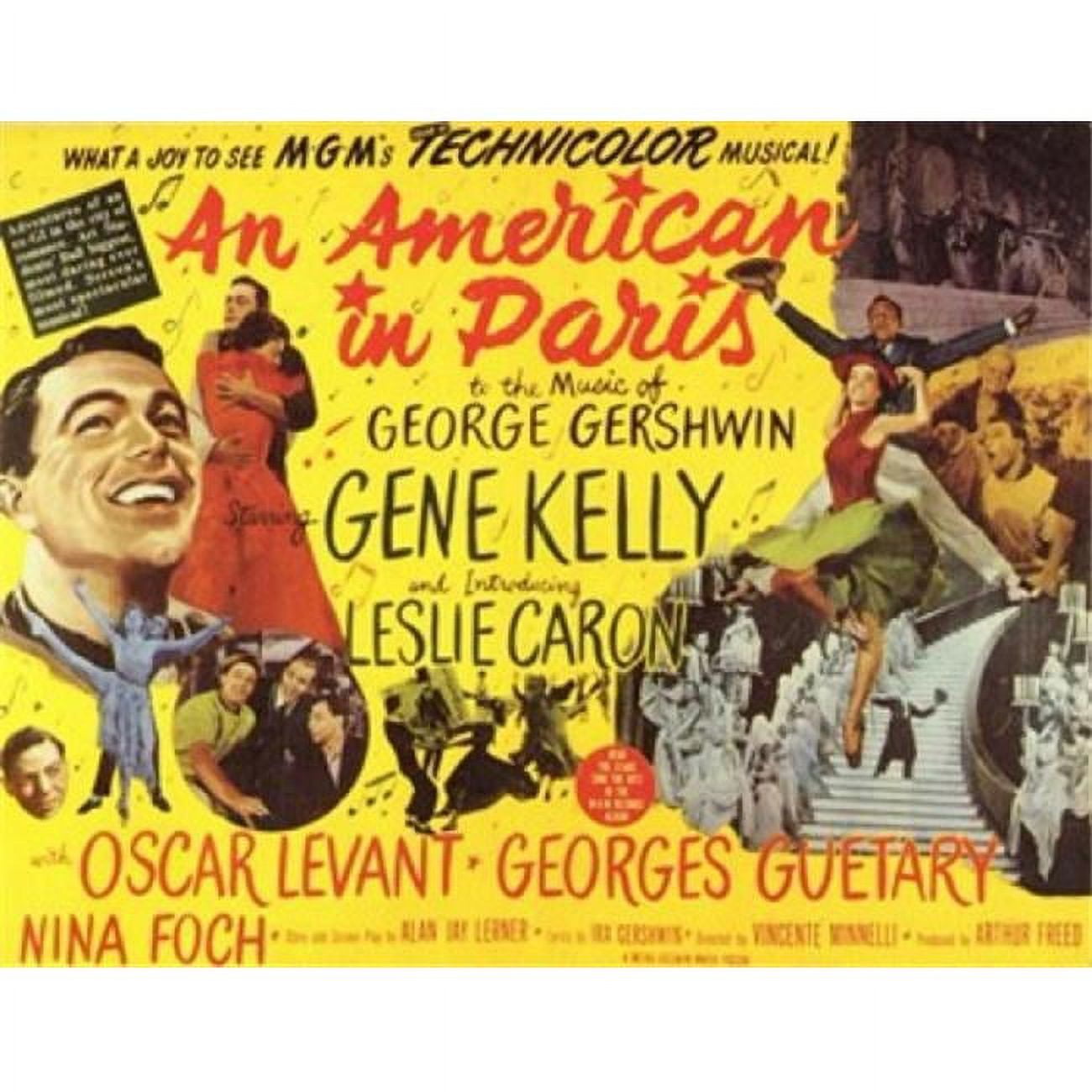 An American in Paris Movie Poster - 17 x 11 in. - Walmart.com
